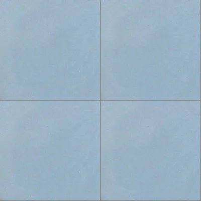 Mission Sky Blue 12"x12" Solid Color Encaustic Cement Tile – Avente Tile