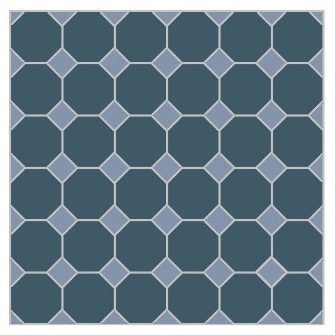 octagonal pattern tile